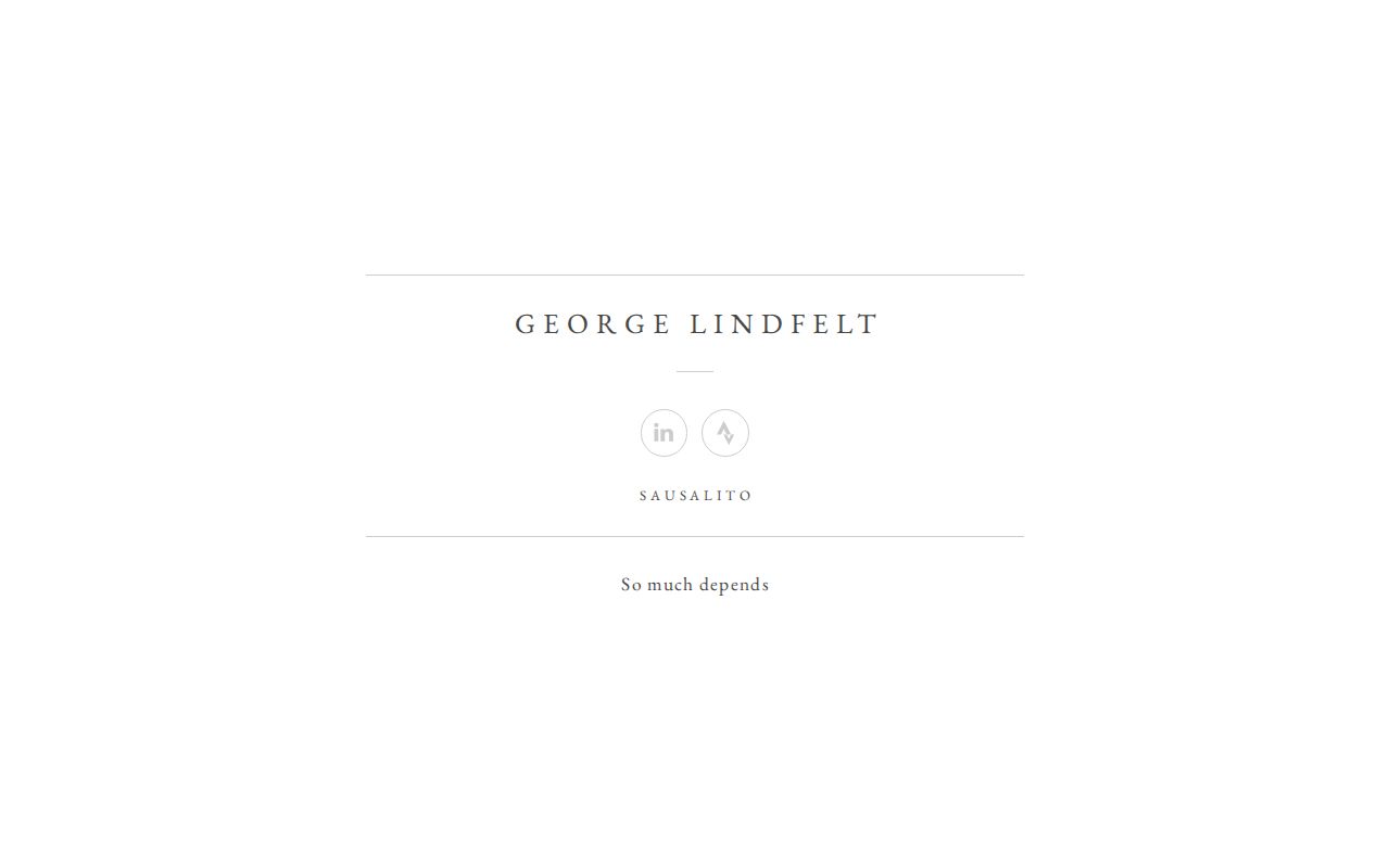 George Lindfelt